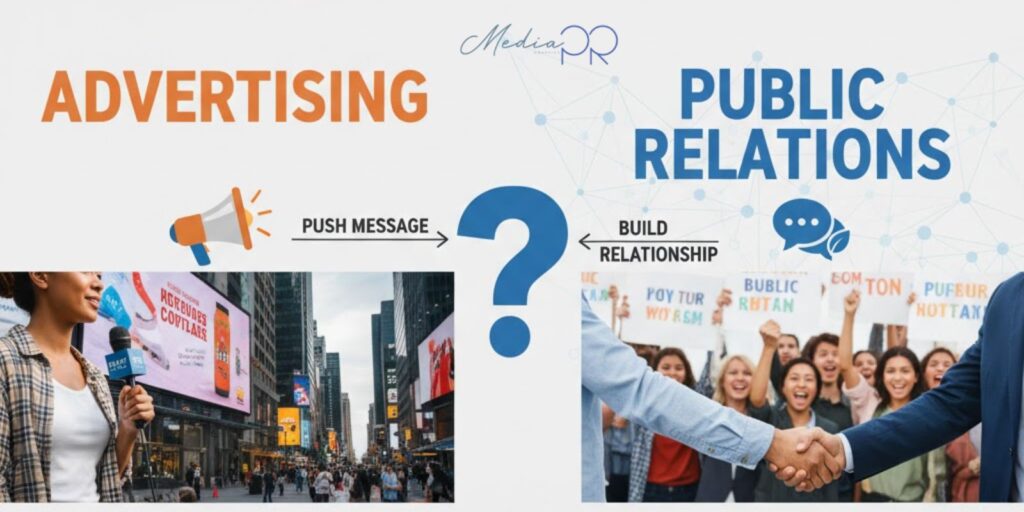Key Differences Between Advertising and Public Relations - MediagraphicsPR