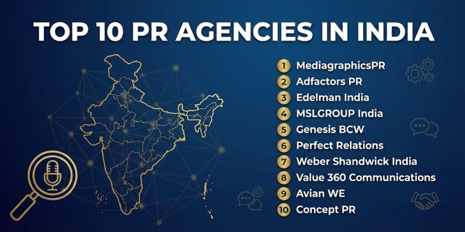 Top 10 PR Agencies in India (2026 Updated List)